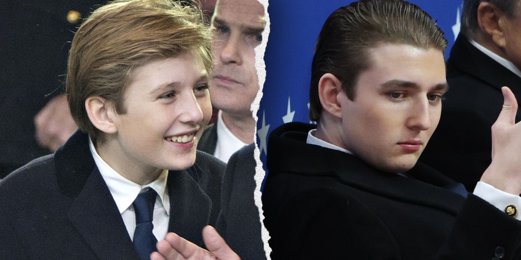 Barron Trump Makes Public Appearance at Father's Inauguration