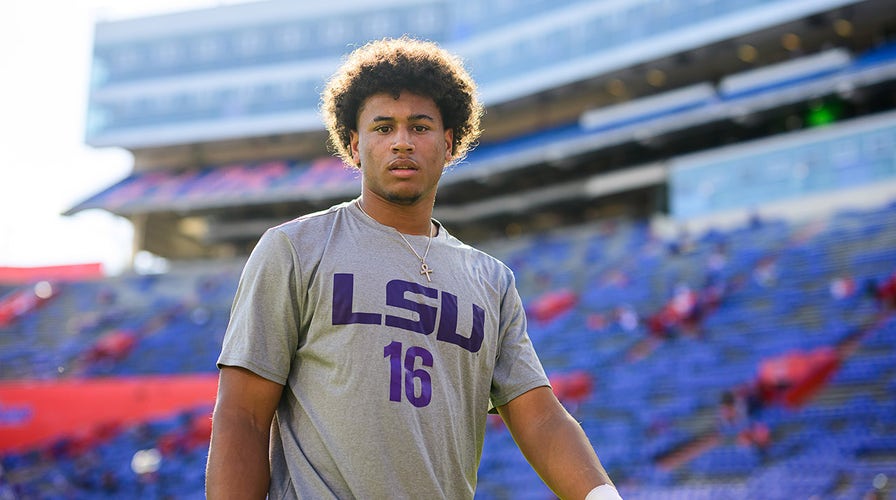LSU football star Colin Hurley injured in on campus car crash police report Fox News