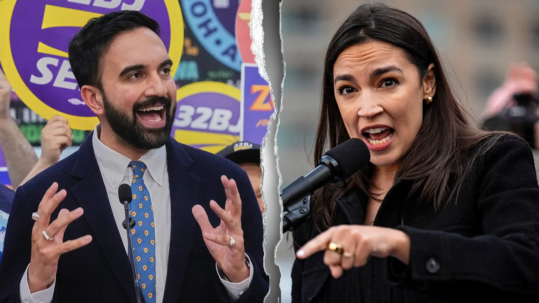 AOC welcomes socialist Mamdani to nation's capital as Dem leaders ...