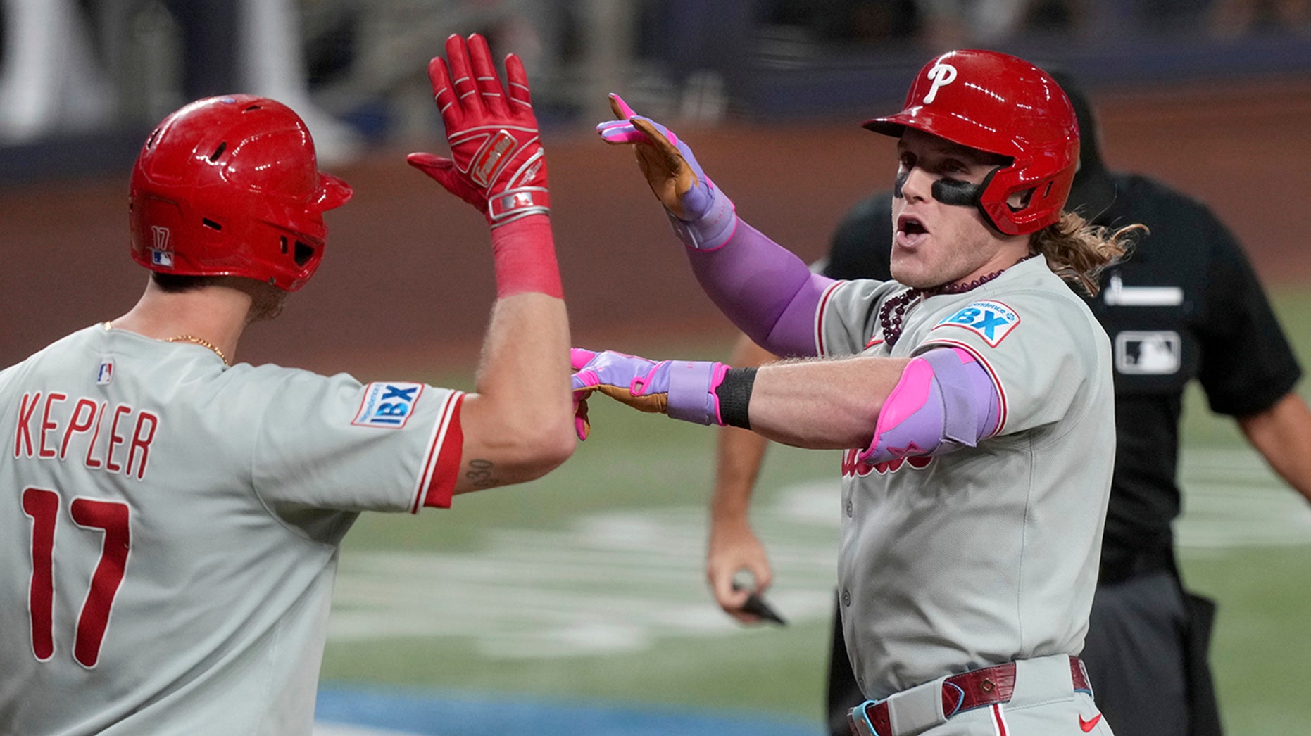 Young Phillies fan forced to give up Harrison Bader home run ball to irate fan gets meet and ...