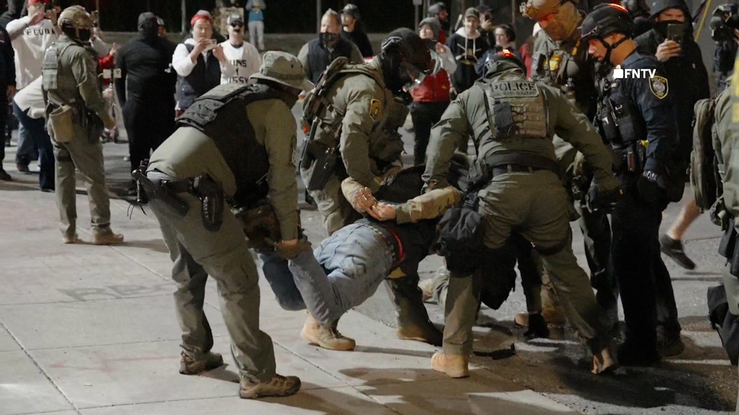 Federal agents arrest Portland, Oregon, protesters, deploy tear gas ...