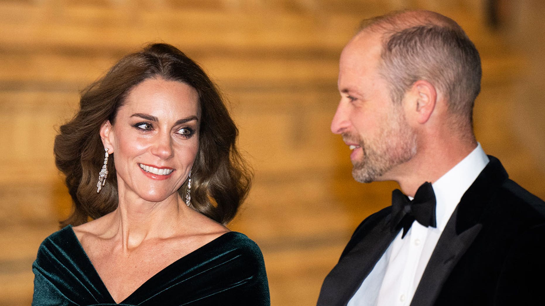 Kate Middleton gives Prince William ‘the look of love’ during glamorous ...