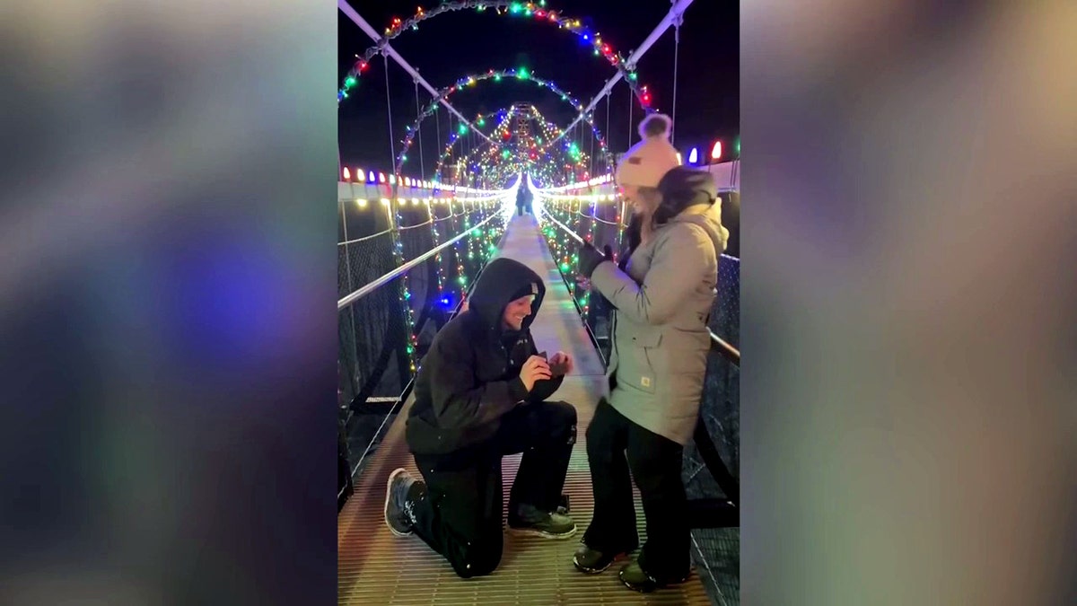 Proposal goes wrong as ring drops through bridge grate at Boyne ...
