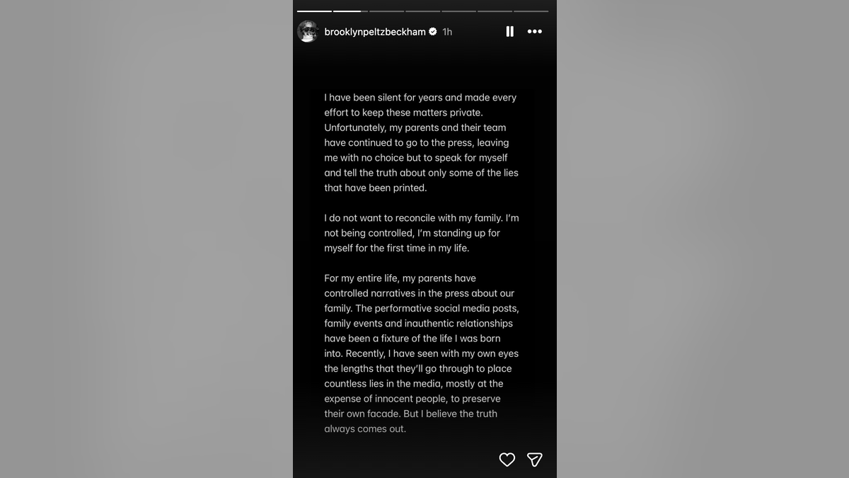 Brooklyn Beckham won't reconcile with parents Victoria David Beckham ...