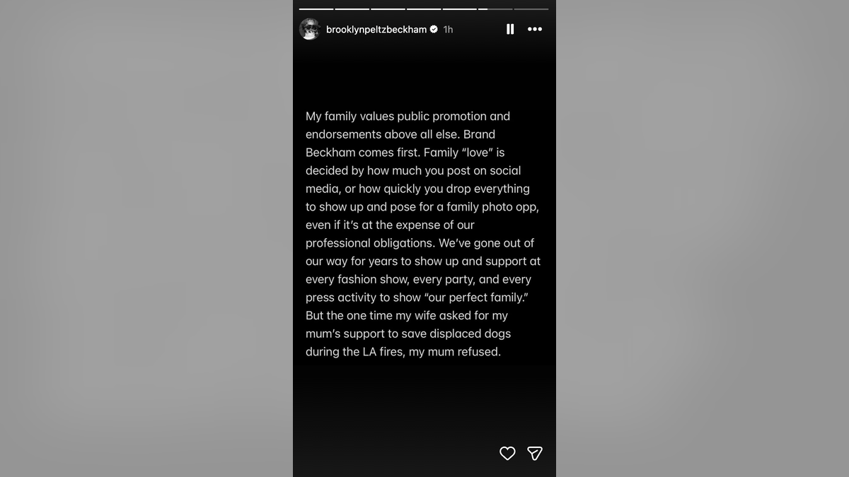 Brooklyn Beckham won't reconcile with parents Victoria David Beckham ...